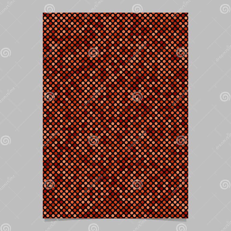 Red Dot Pattern Brochure Background - Vector Stationery Template Design ...