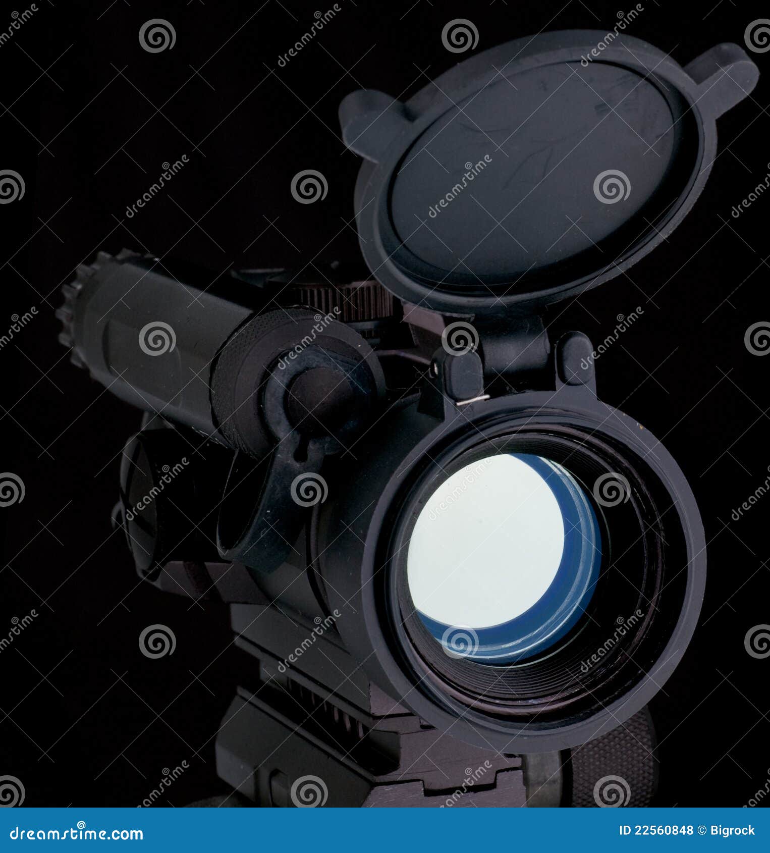 Red dot scope stock photo. Image of assault, optical - 22560848