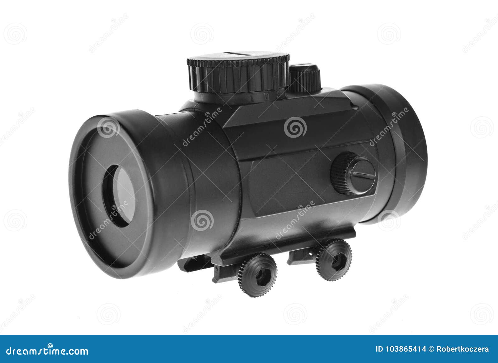 Red dot sight stock photo. Image of target, precision - 103865414