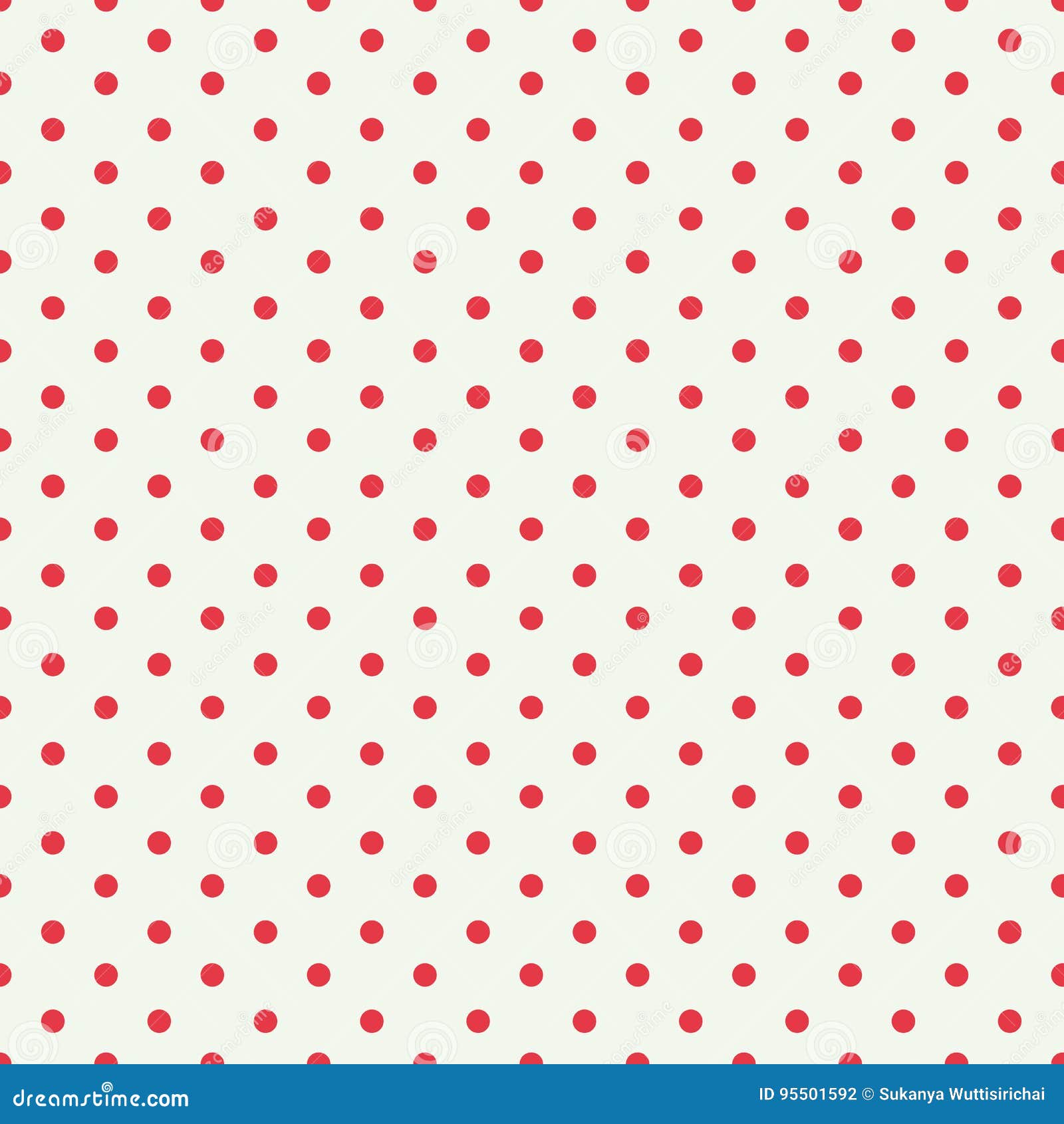 Red Dot Seamless Pattern Design for Wallpaper Stock Illustration ...