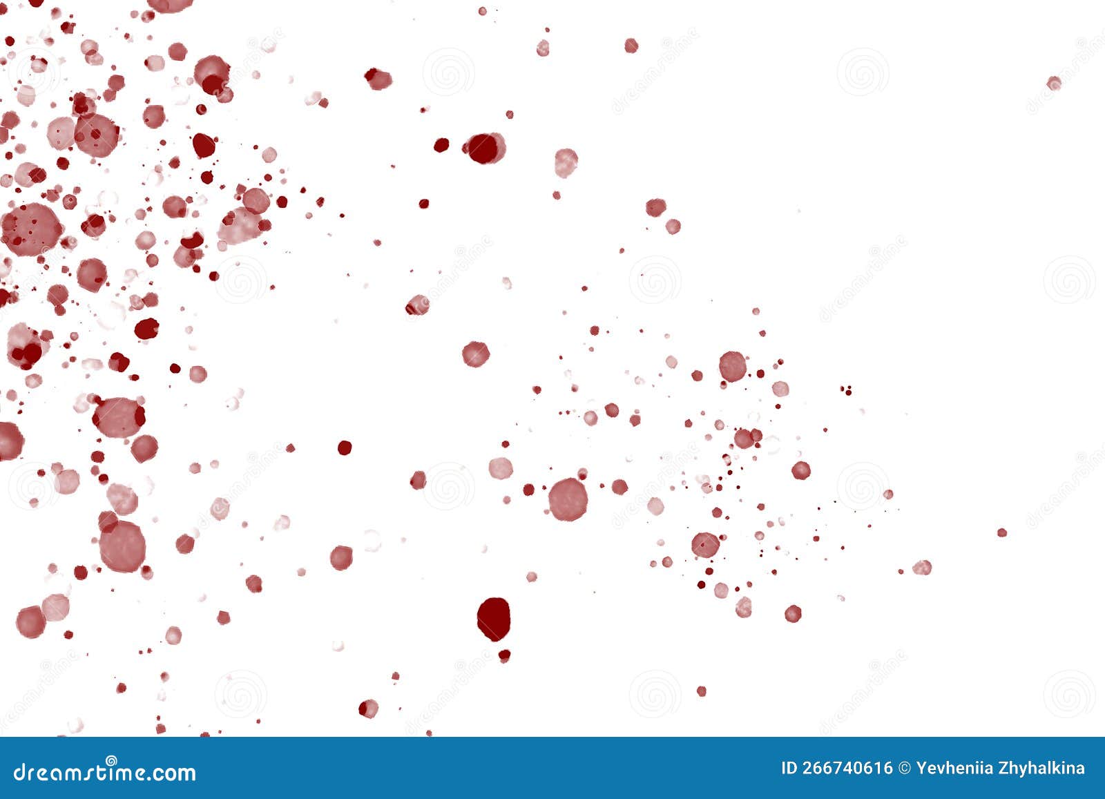 Red Dots Like Blood on White Background Stock Illustration ...