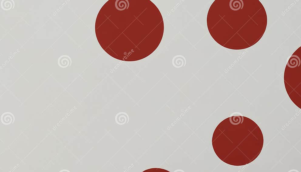 Red Dots on White Background Stock Illustration - Illustration of playful, visual: 322095829