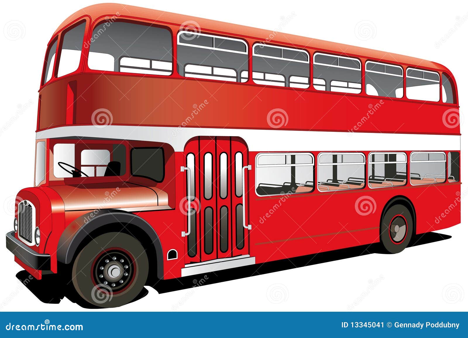 Double Decker Bus Vector