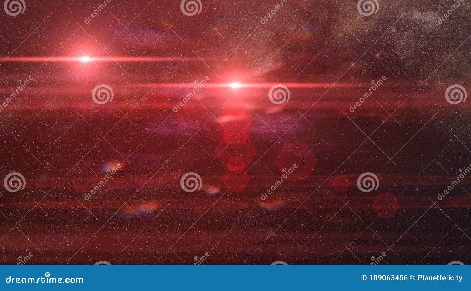 Red double star system stock photo. Image of inter, night - 109063456