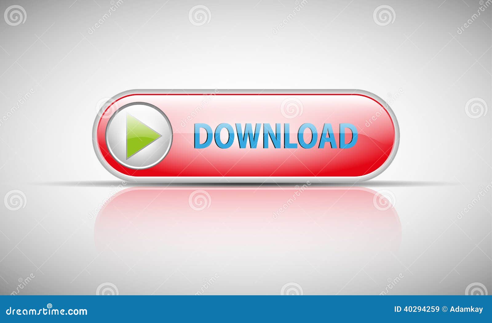 Red download button stock illustration. Illustration of information ...