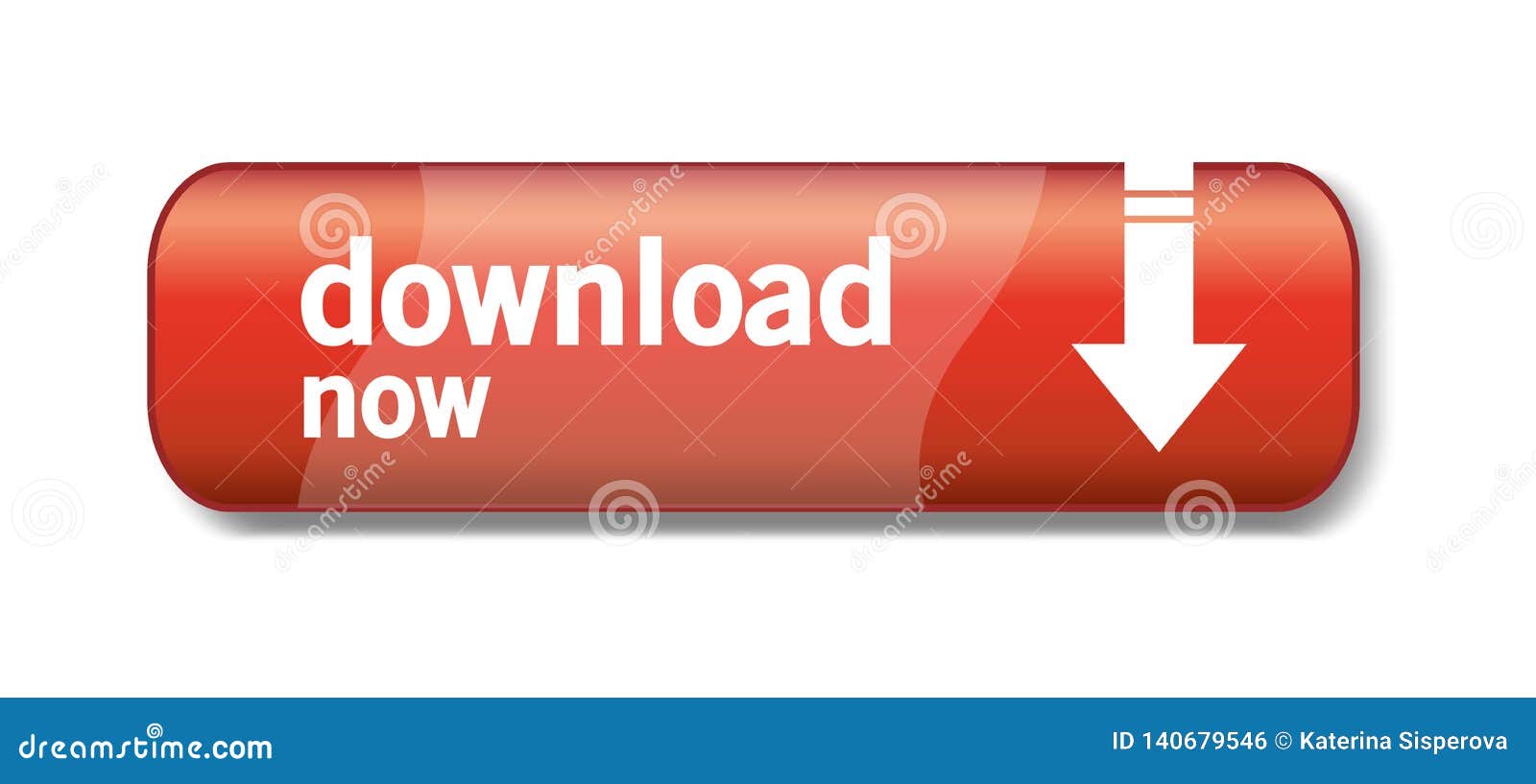 Red Download Now Button with Arrow Vector Stock Vector - Illustration ...