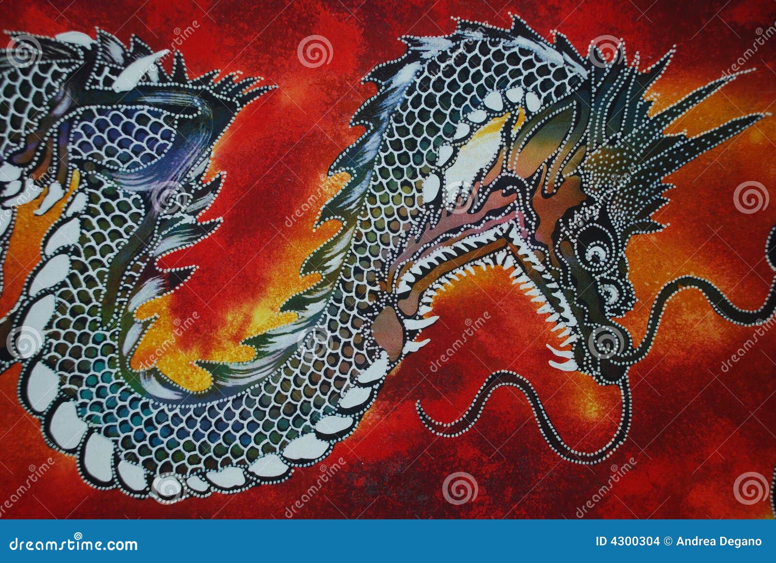 Red Dragon stock photo. Image of legend, dragon, flying - 4300304