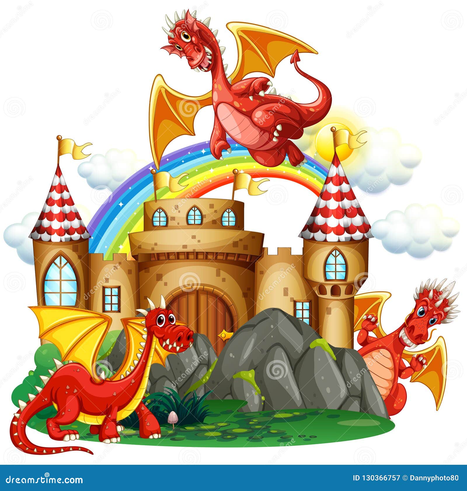 Dragon Castle Royalty-Free Stock Photography | CartoonDealer.com #30902885