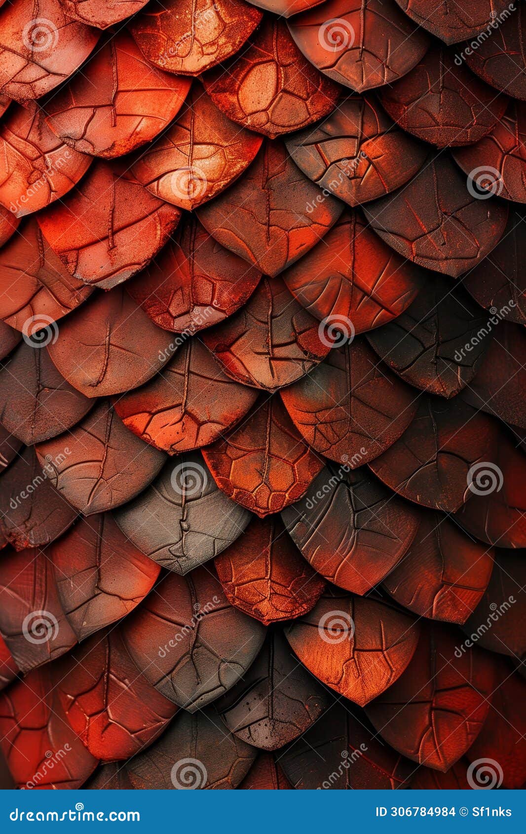 Red Dragon Scale Pattern Close-up - Luxury Background Texture for ...