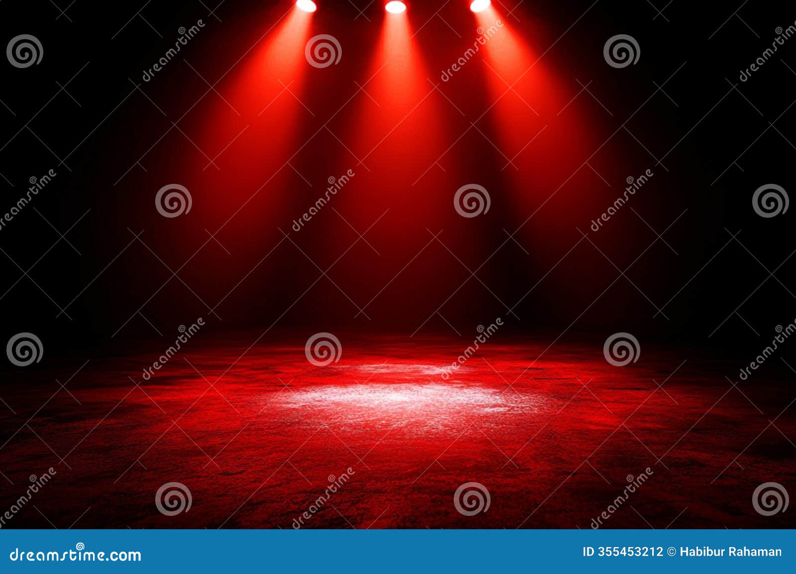 Red Dramatic Stage Lighting Spotlight Background Dark Red Studio ...