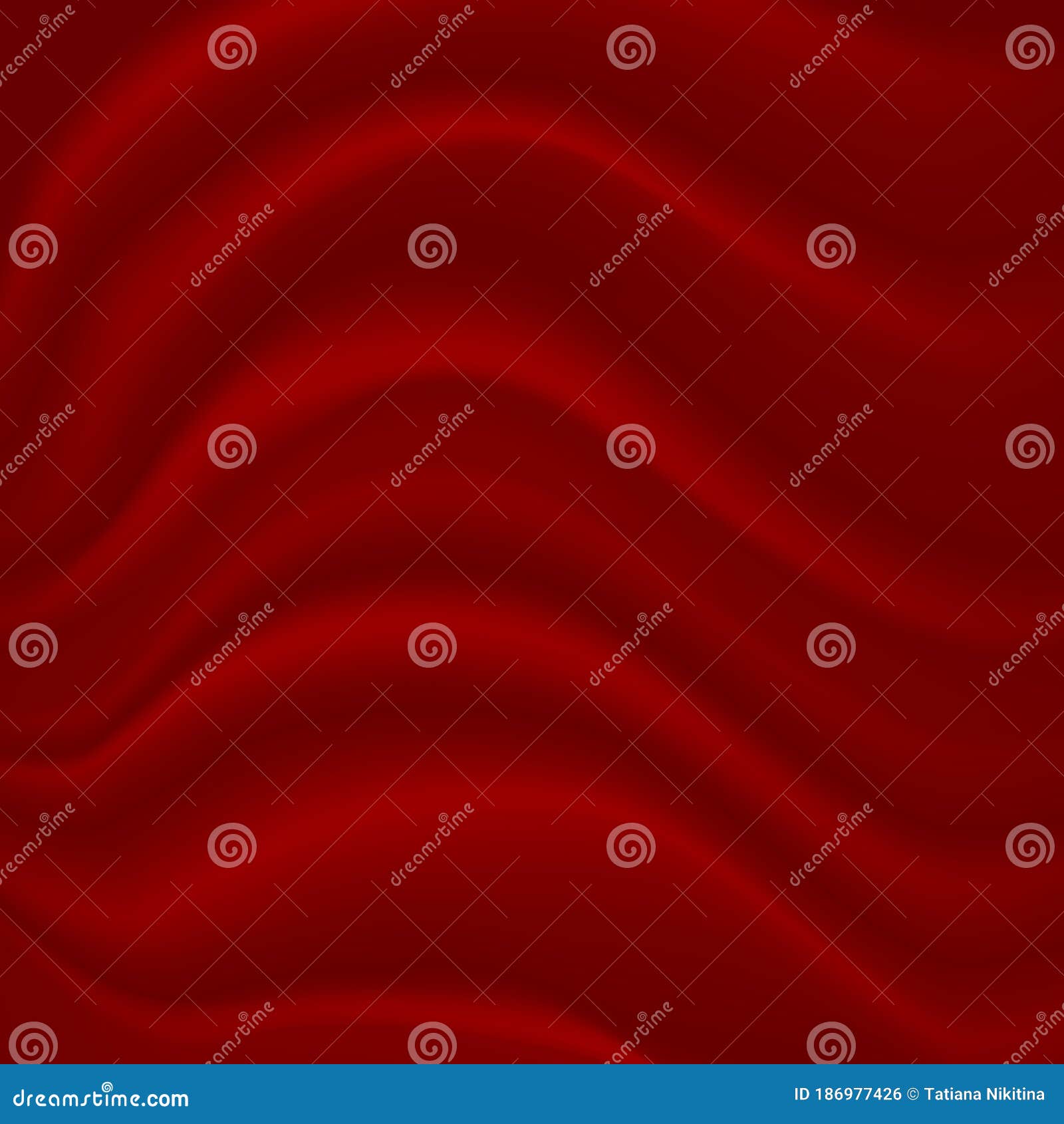 Red Draped Silk Fabric Texture. Vector Illustration Stock Vector ...
