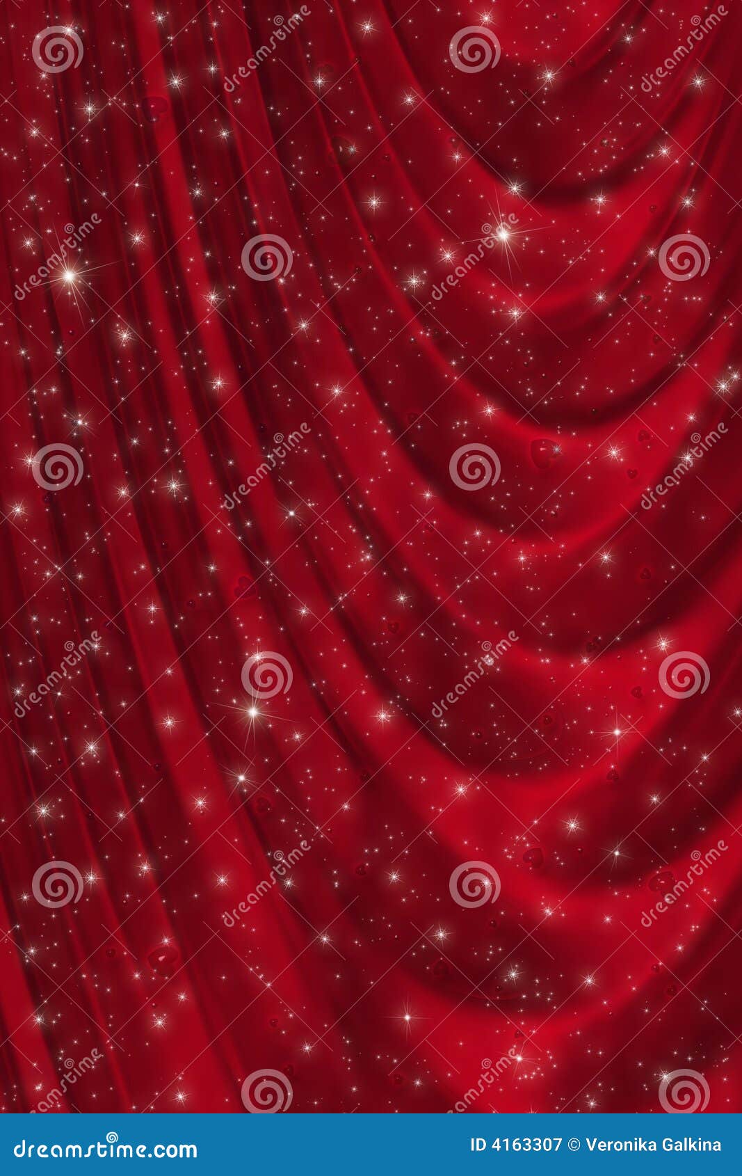 Red Drapery Royalty-Free Stock Photography | CartoonDealer.com #4180499