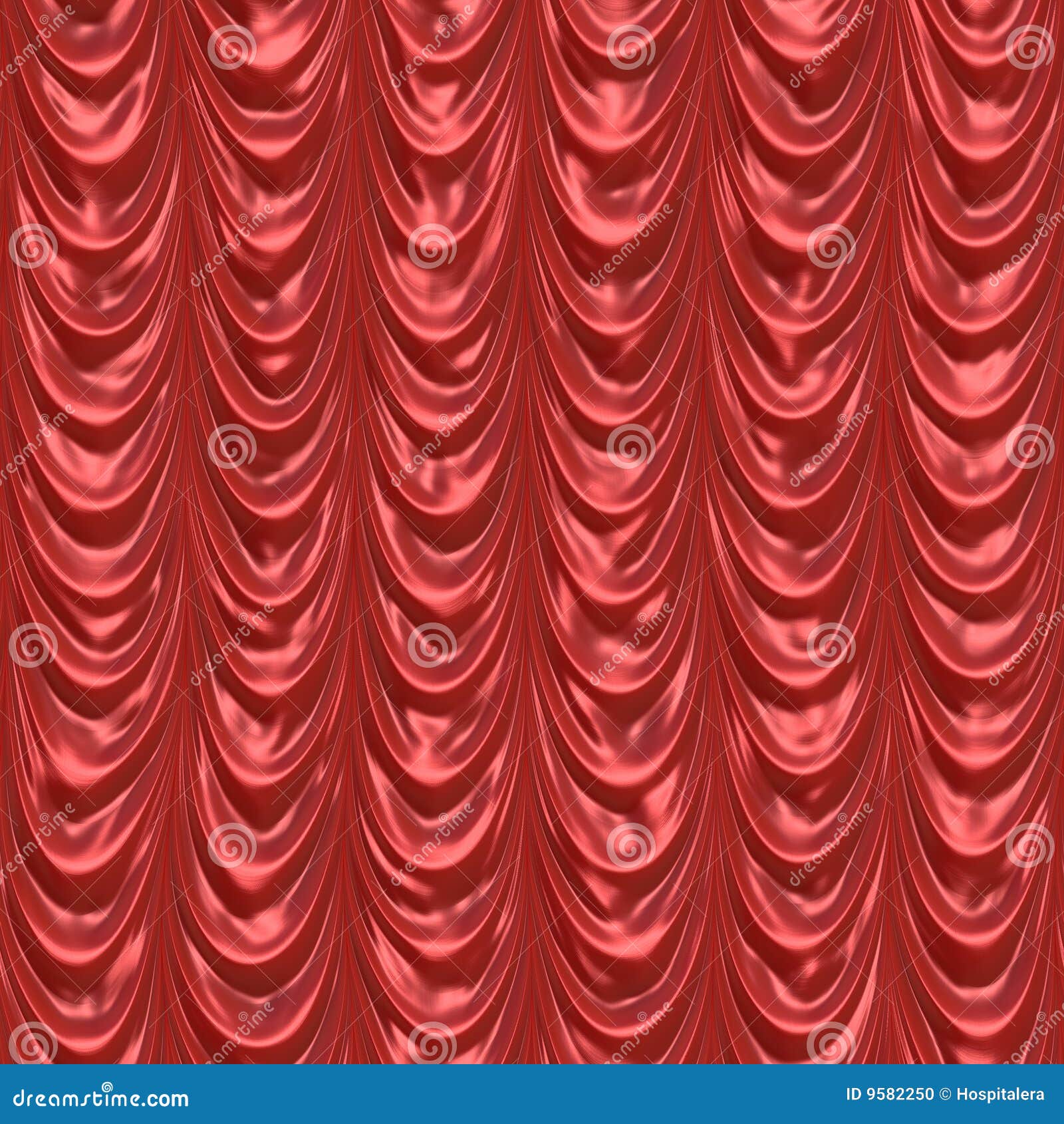 Red drapes stock illustration. Illustration of rippled - 9582250