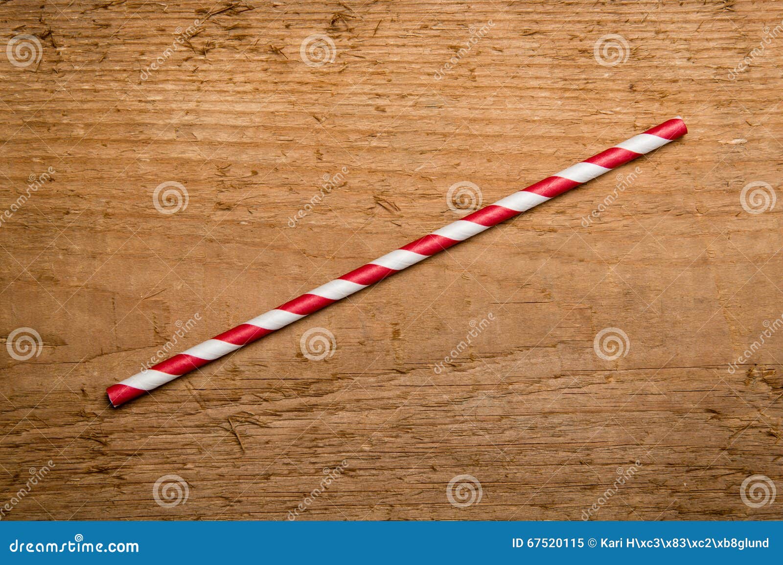 Red Drinking Straw on Wood Background Stock Image - Image of straight ...