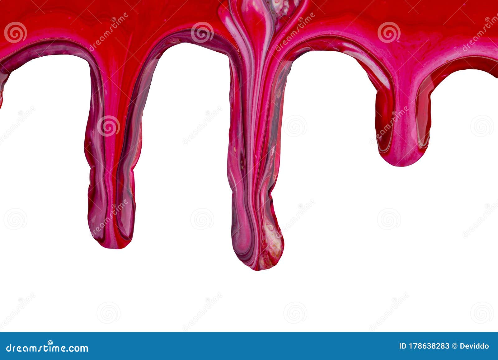 Red dripping paint stock illustration. Illustration of leak - 178638283