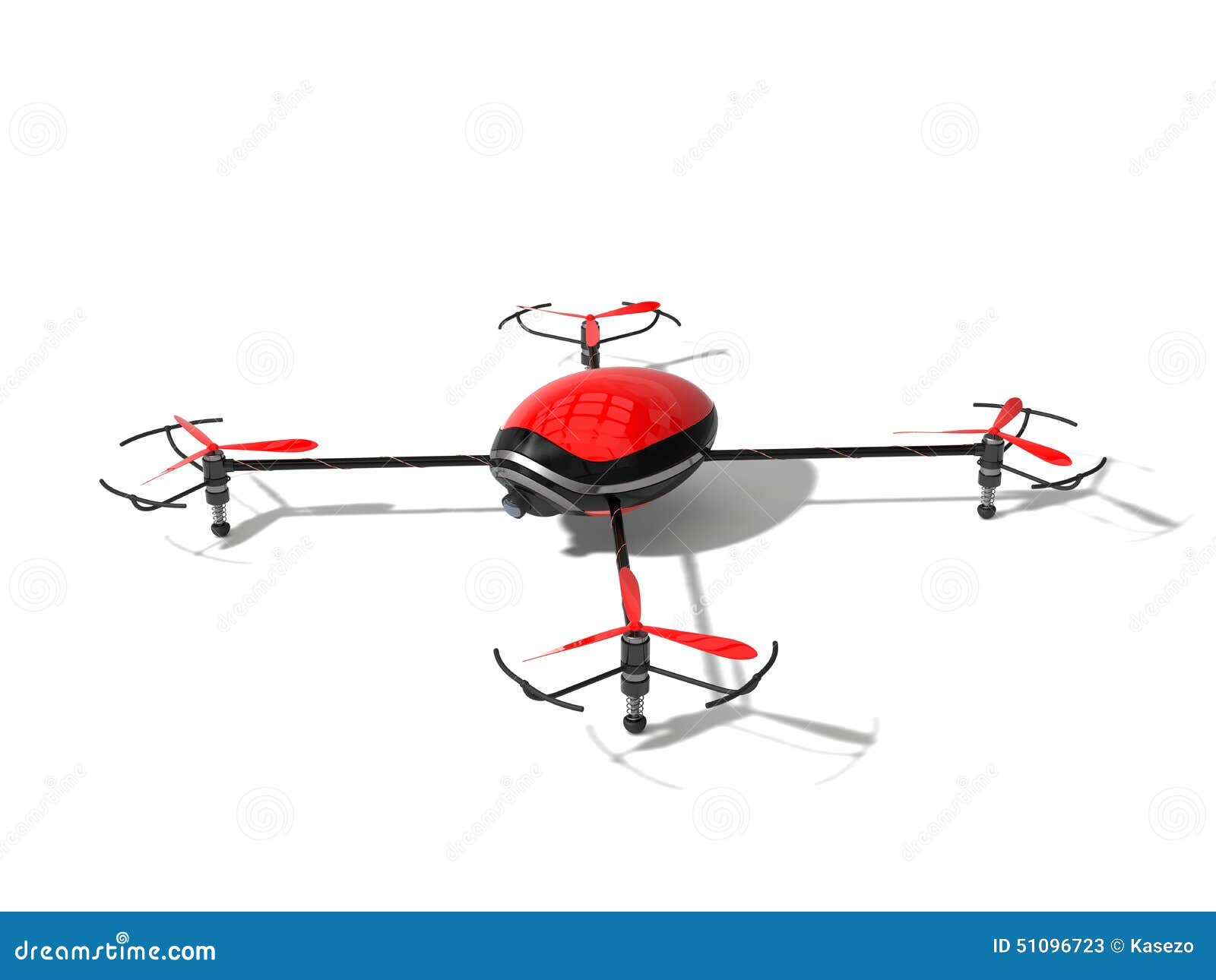 The red drone concept stock illustration. Illustration of fiber - 51096723