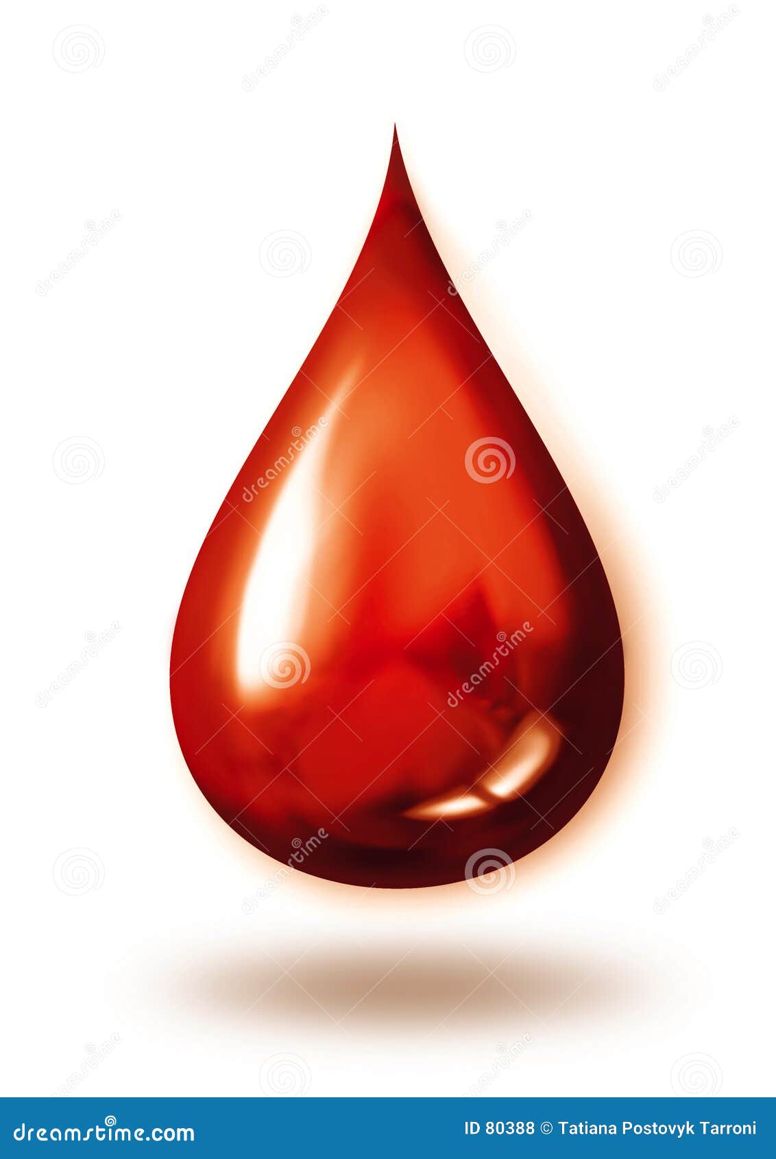Red Drop stock illustration. Illustration of bleeding, liquid - 80388