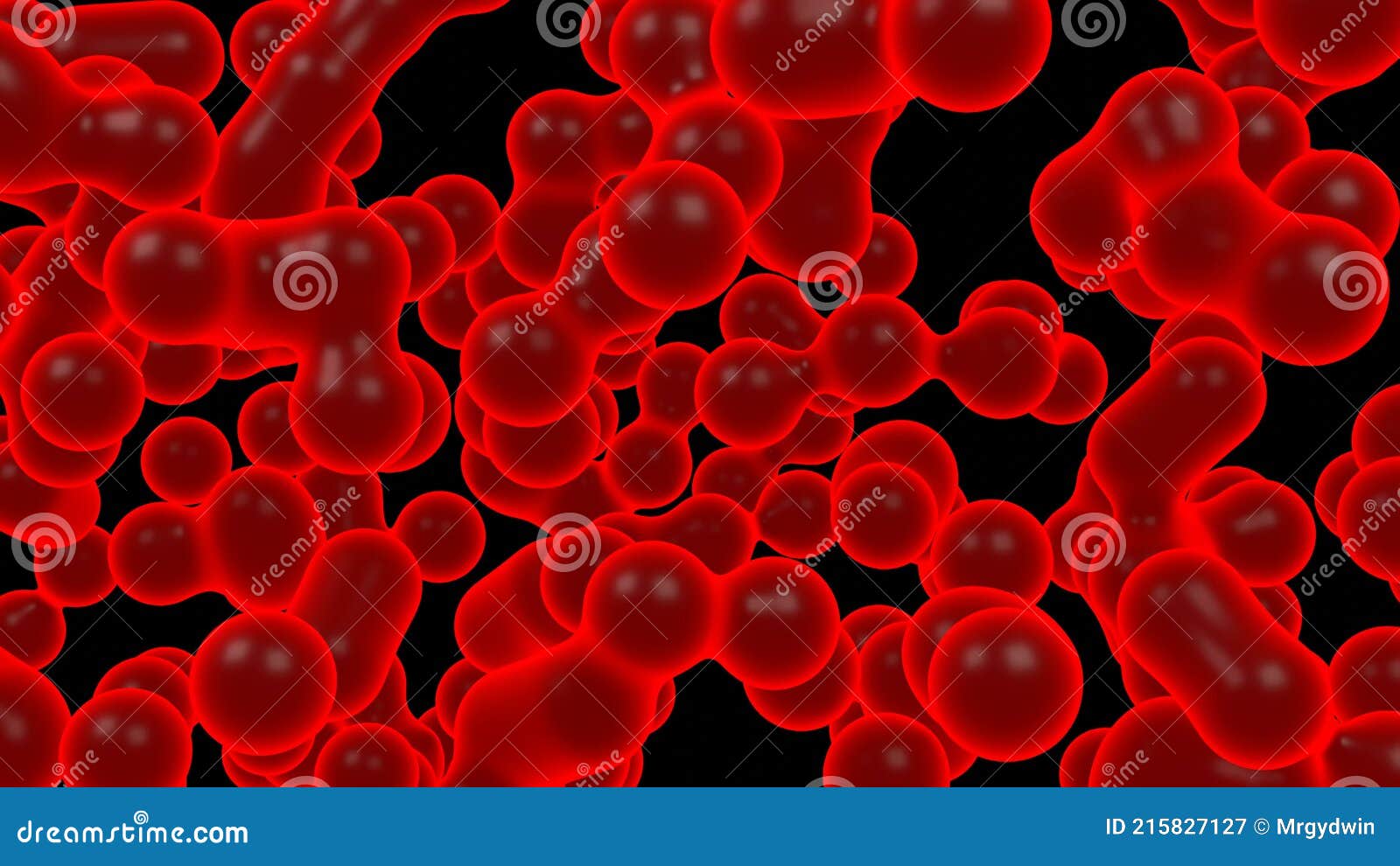 Red Drops are Accidentally Moved. Stock Video - Video of animation ...