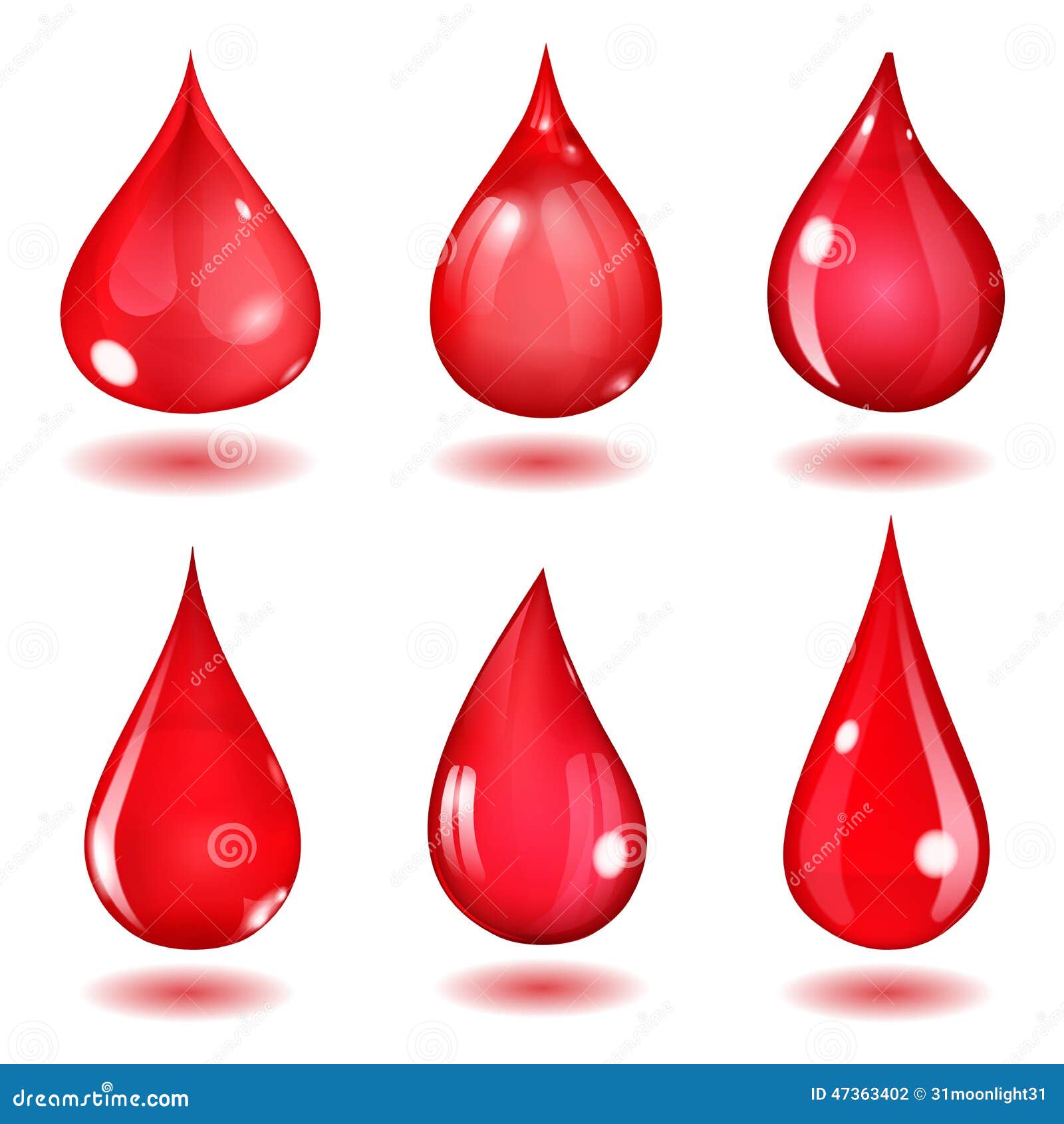 Red drops stock vector. Illustration of clean, nature - 47363402