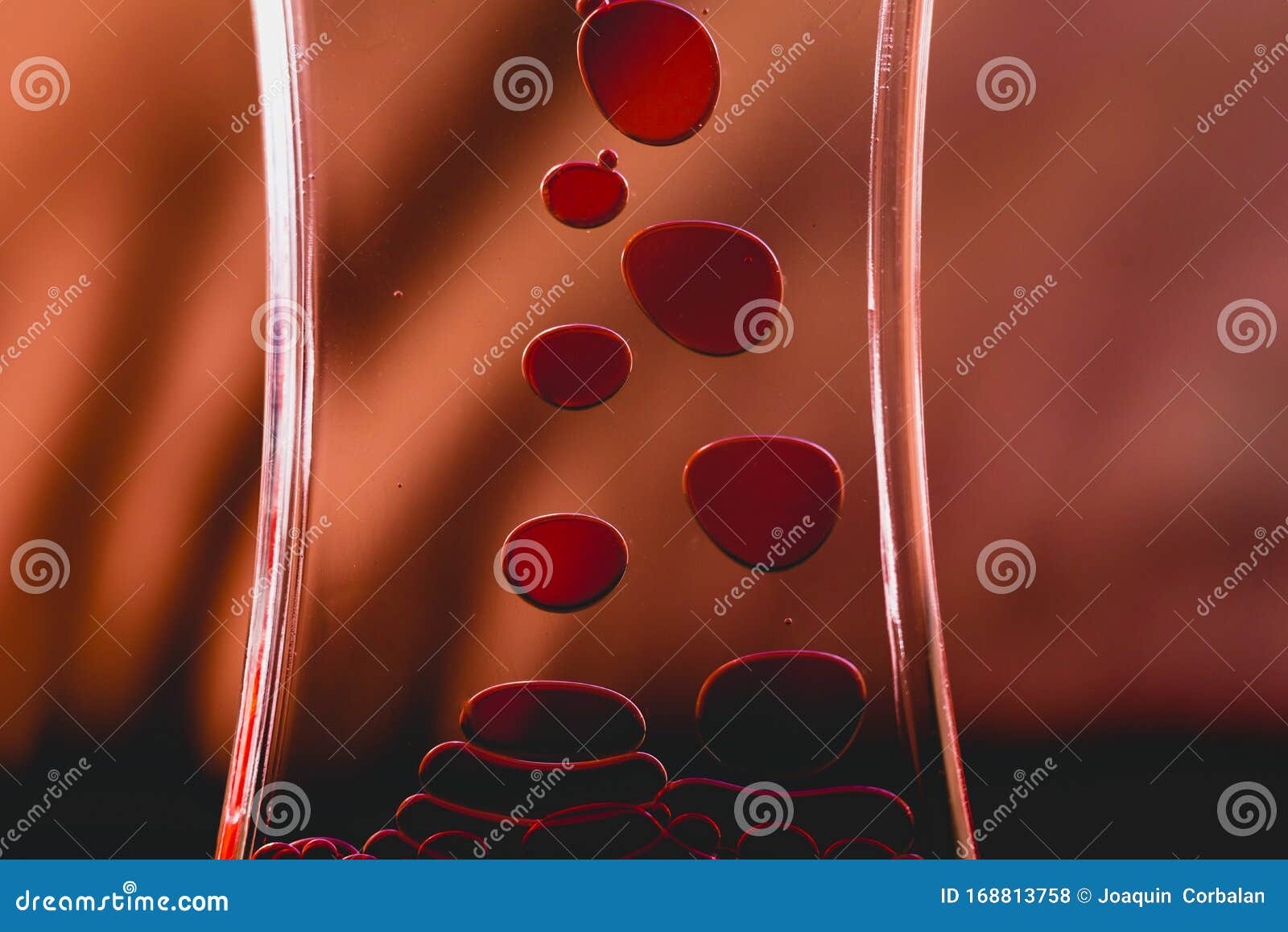 Red Drops Similar To Blood Falling in Water Stock Photo - Image of ...