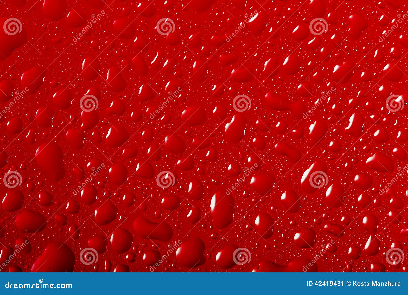Red drops of water stock image. Image of splash, nature - 42419431
