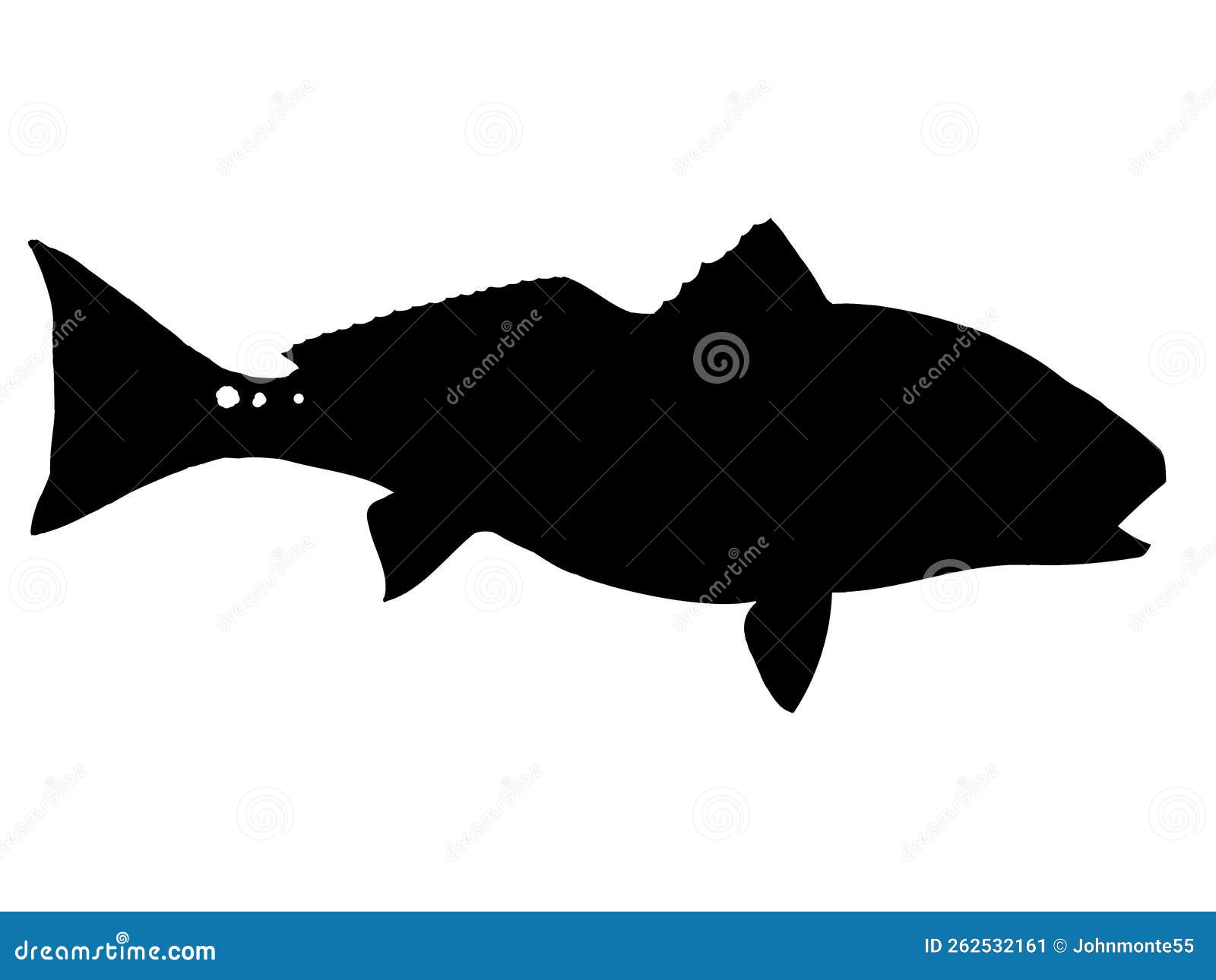 Redfish Silhouette With American Flag Design And Black Vote Letters ...