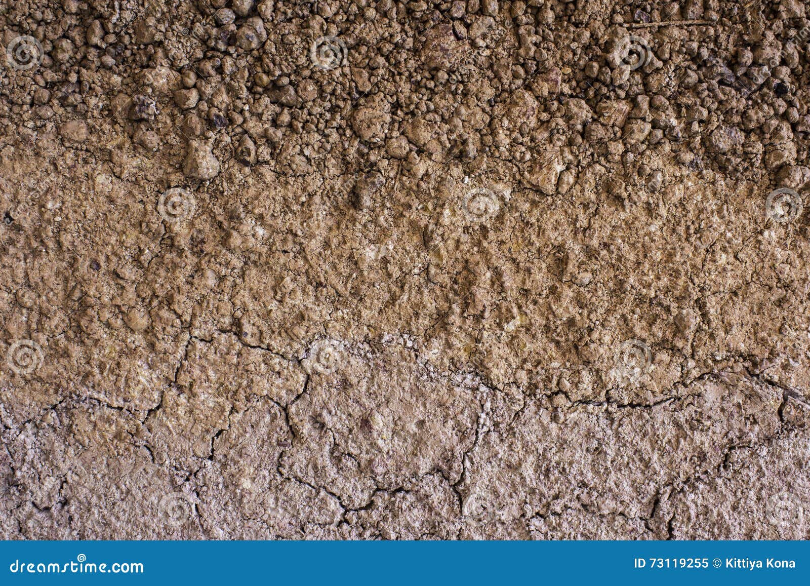 Red Dry Clay Loam Closeup As Background Stock Image - Image of ...