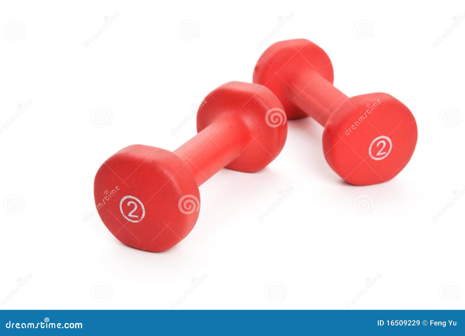 Red Dumbbell stock image. Image of dumbbell, weights - 16509229