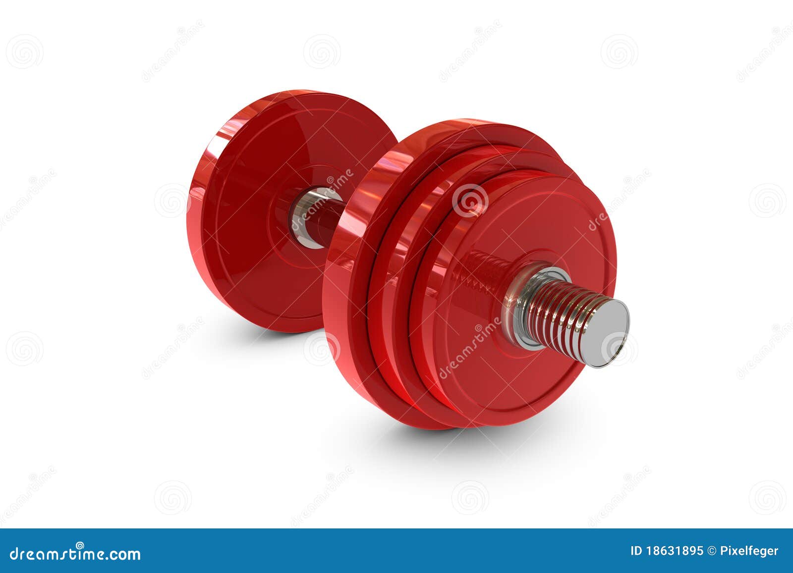 Dumbbell Weight. Hand Lifted Dumbbell. Fitness Center Logo Label ...