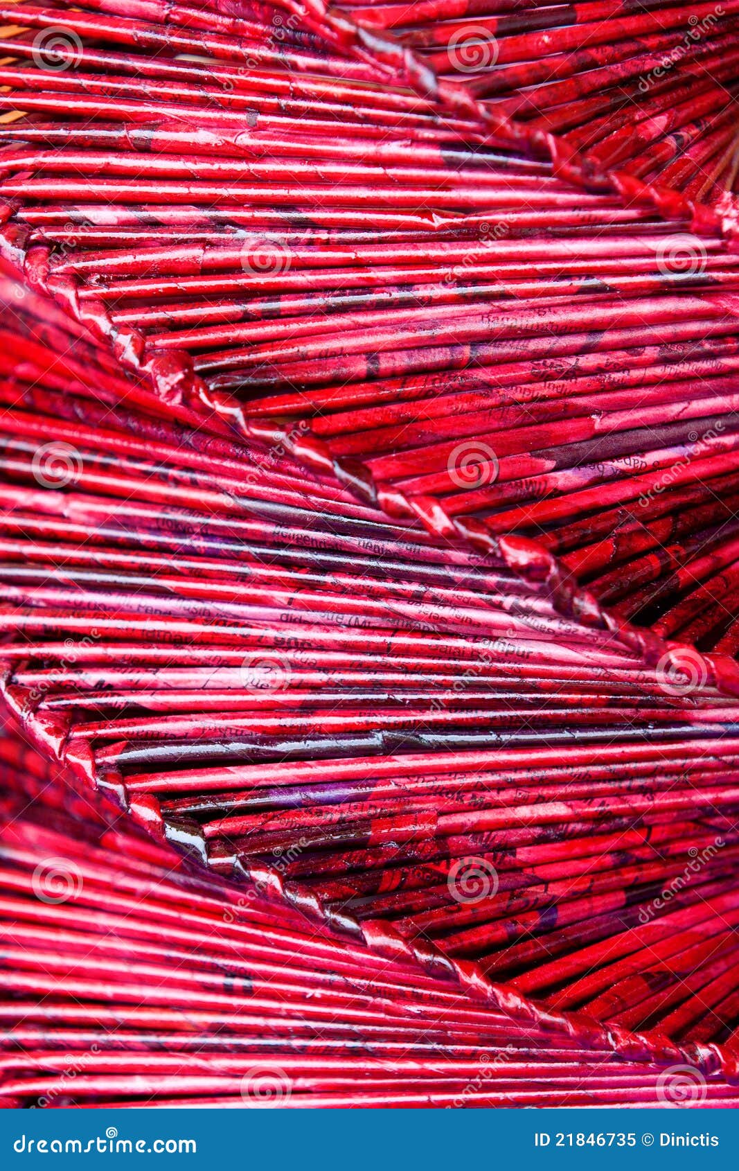 Red Dye Recycle Newspaper Texture For Background Royalty-Free Stock ...
