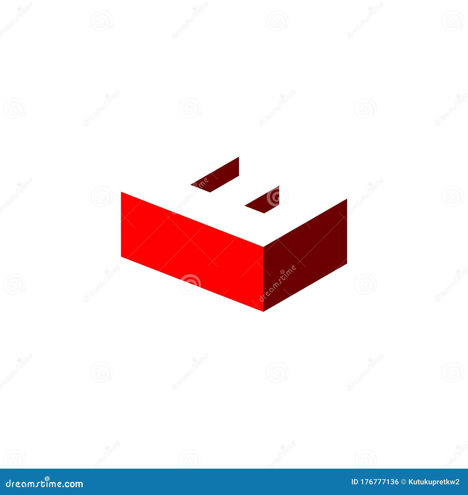 Red E Letter Logo Template Illustration Design. Vector EPS 10 Stock ...