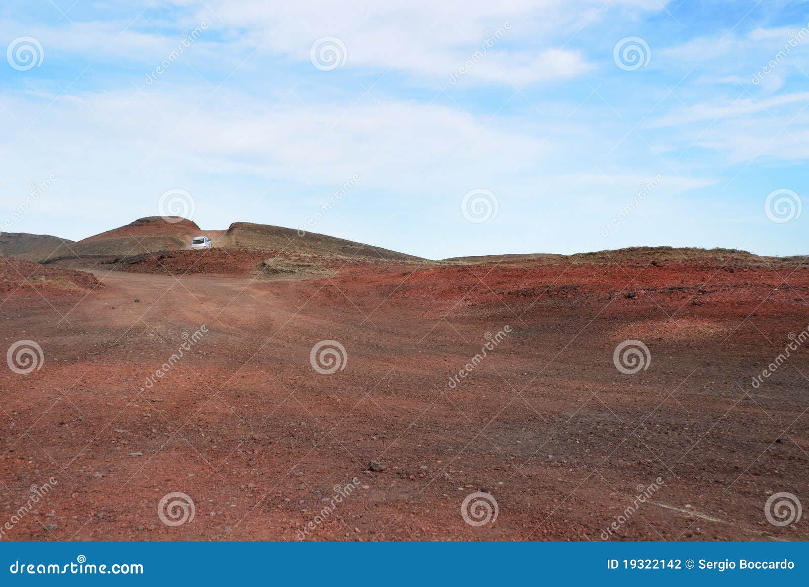 Red earth in Iceland stock photo. Image of tourism, colors - 19322142