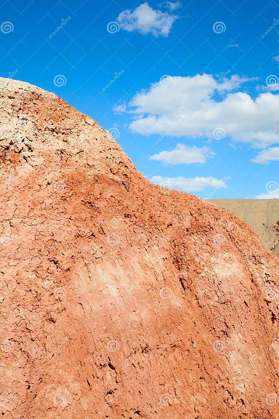 The Red Earth of Stone Desert Stock Image - Image of curvy, nevada ...
