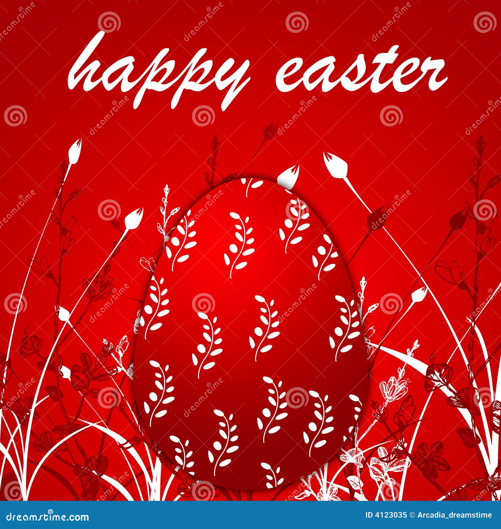 Red easter egg background stock illustration. Illustration of bright ...