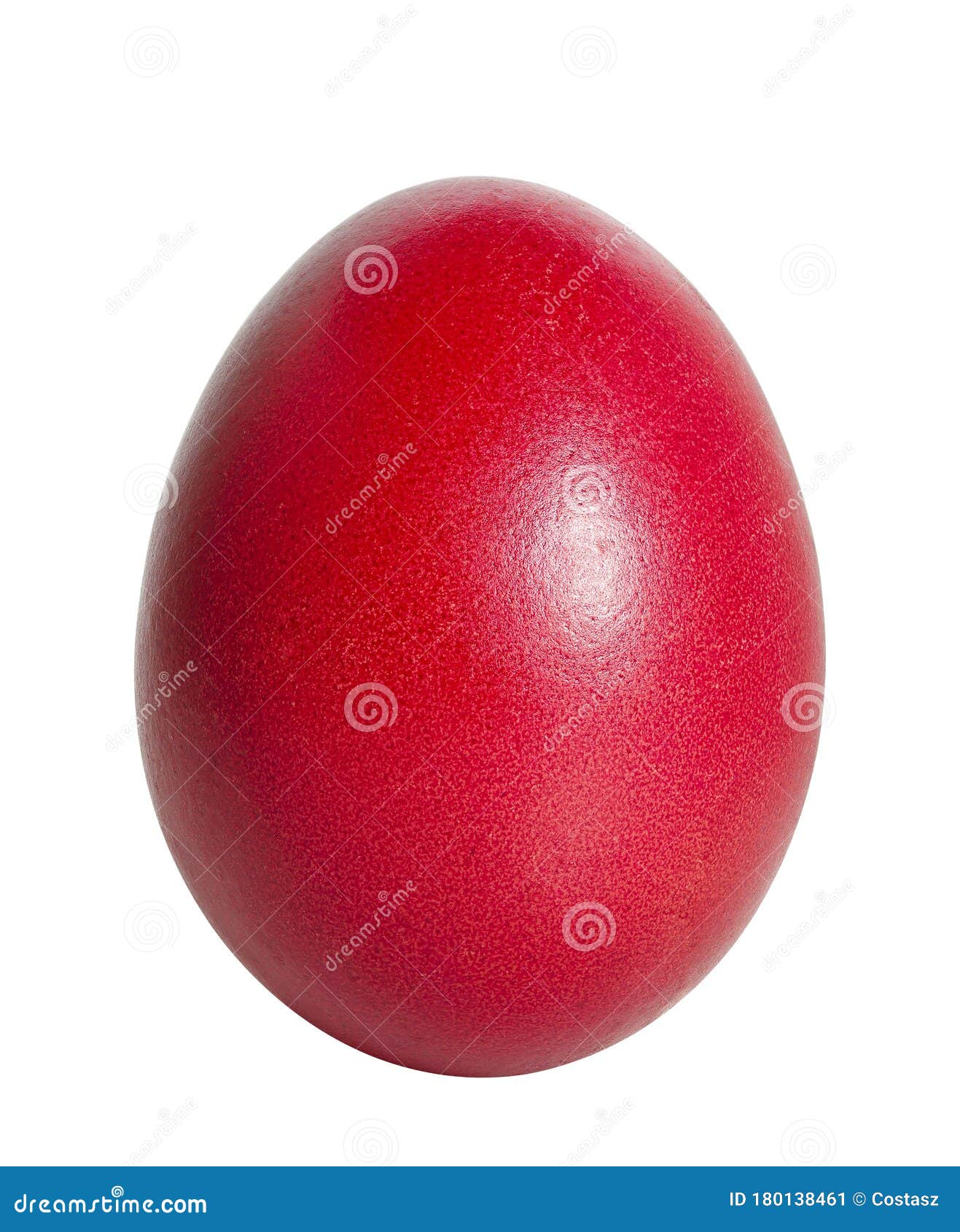 Red easter egg stock image. Image of isolated, tradition - 180138461