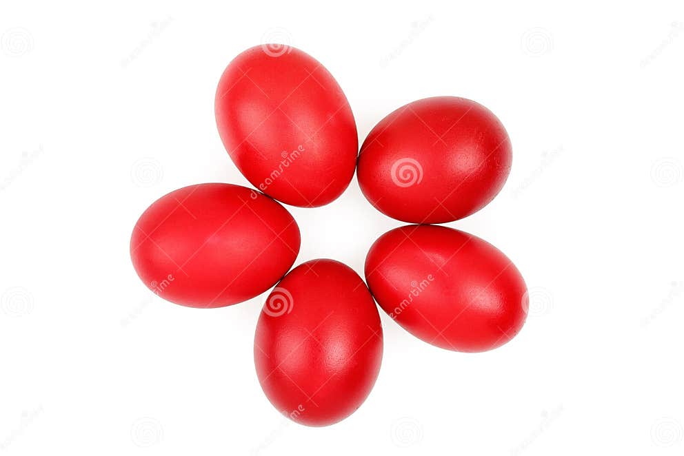 Red easter eggs stock photo. Image of celebration, tradition - 53599014