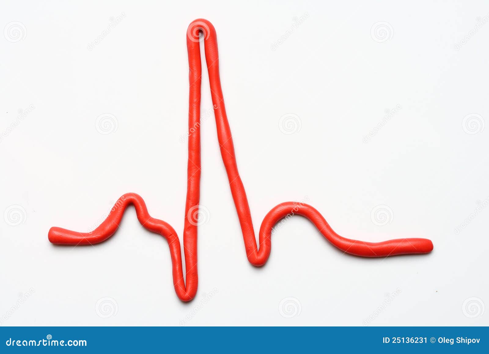 Red Ecg Waveform Stock Image Image Of Backgrounds Graph 25136231