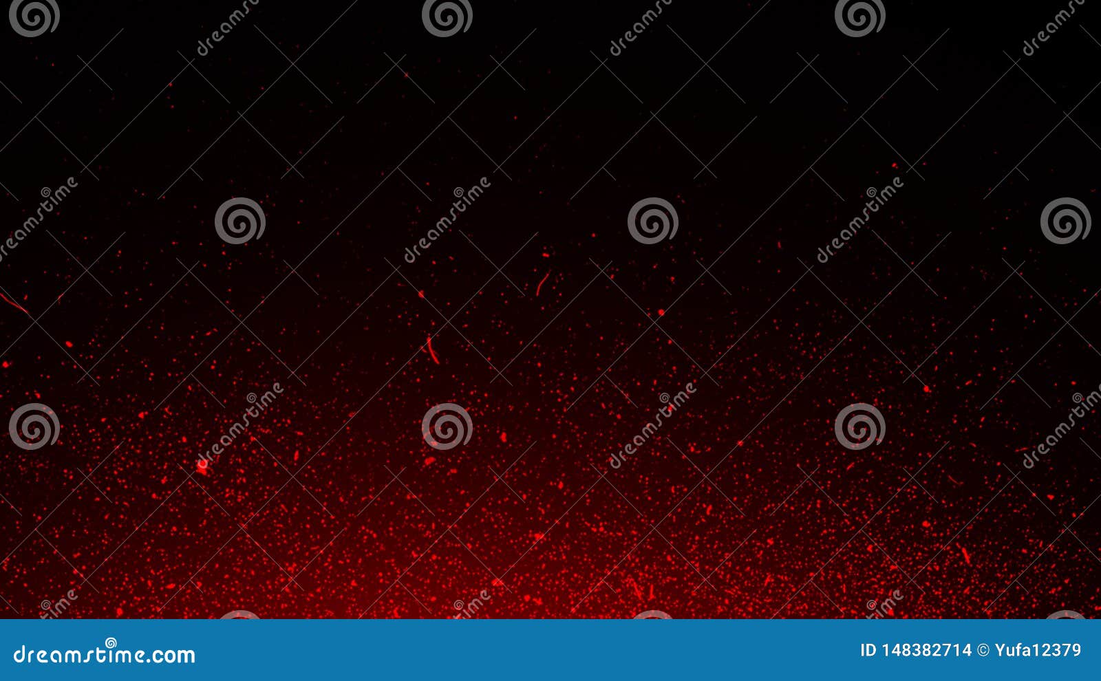 Red Effect Dust Debris Isolated On Background, Motion Powder Spray ...