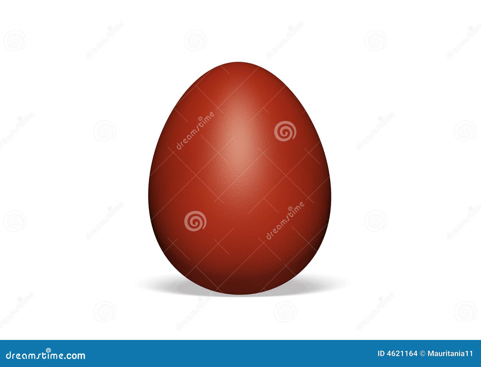 Red egg stock illustration. Illustration of single, decoration - 4621164