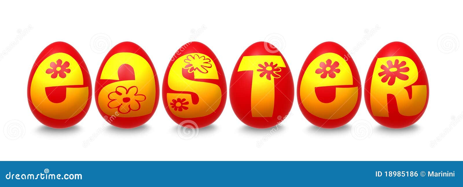 Red eggs withs text stock illustration. Illustration of orange - 18985186