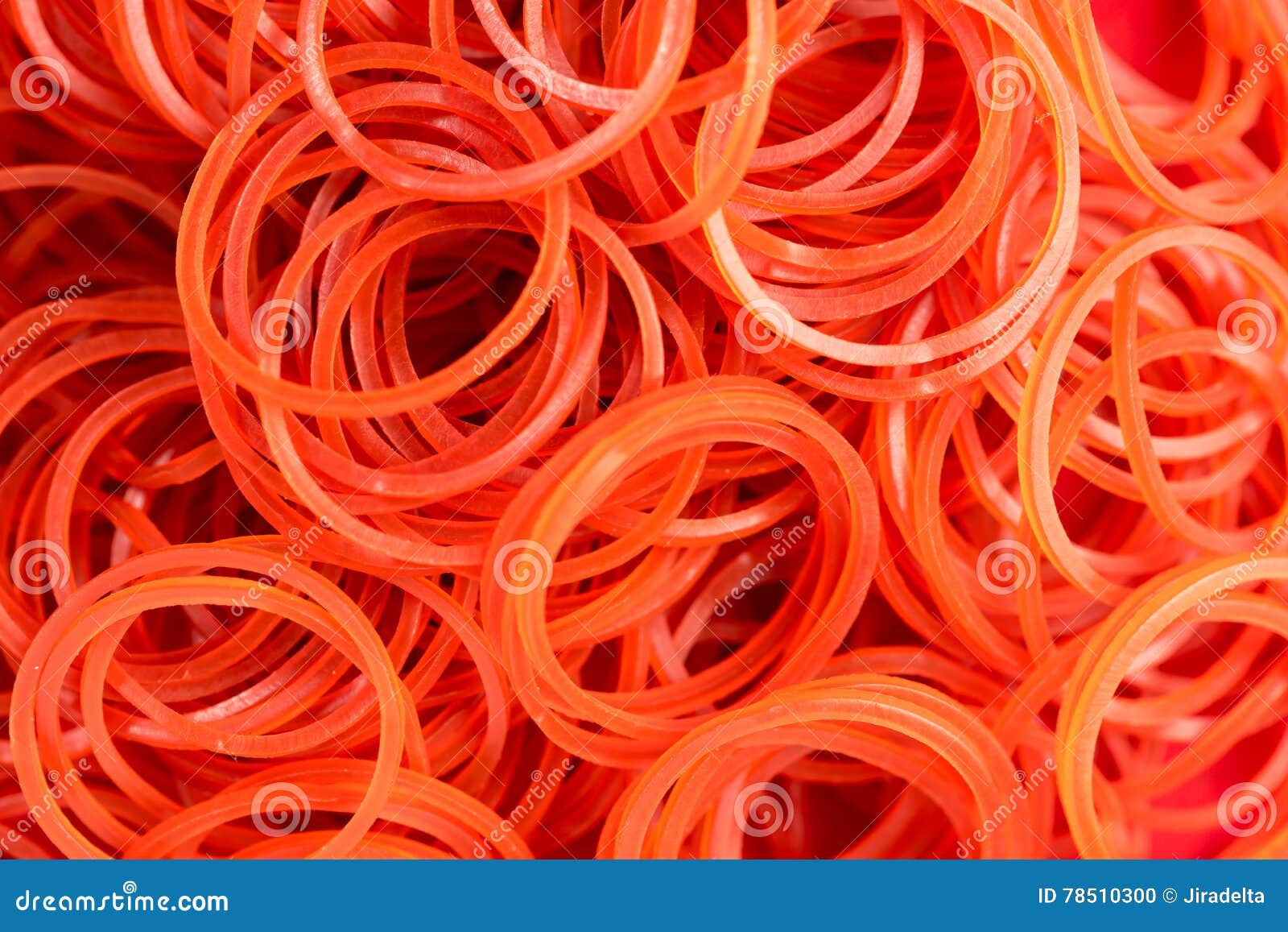 Red Elastic band stock photo. Image of colorful, rubber - 78510300