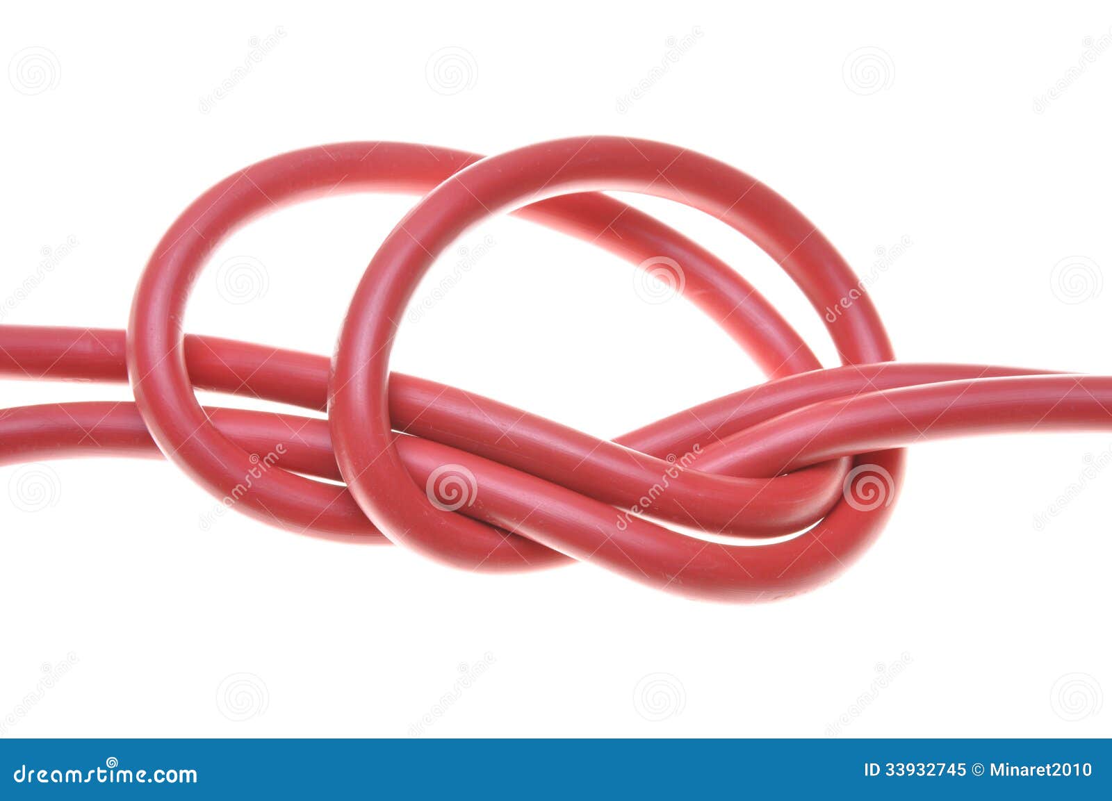 Red electrical cables stock image. Image of loop, date - 33932745