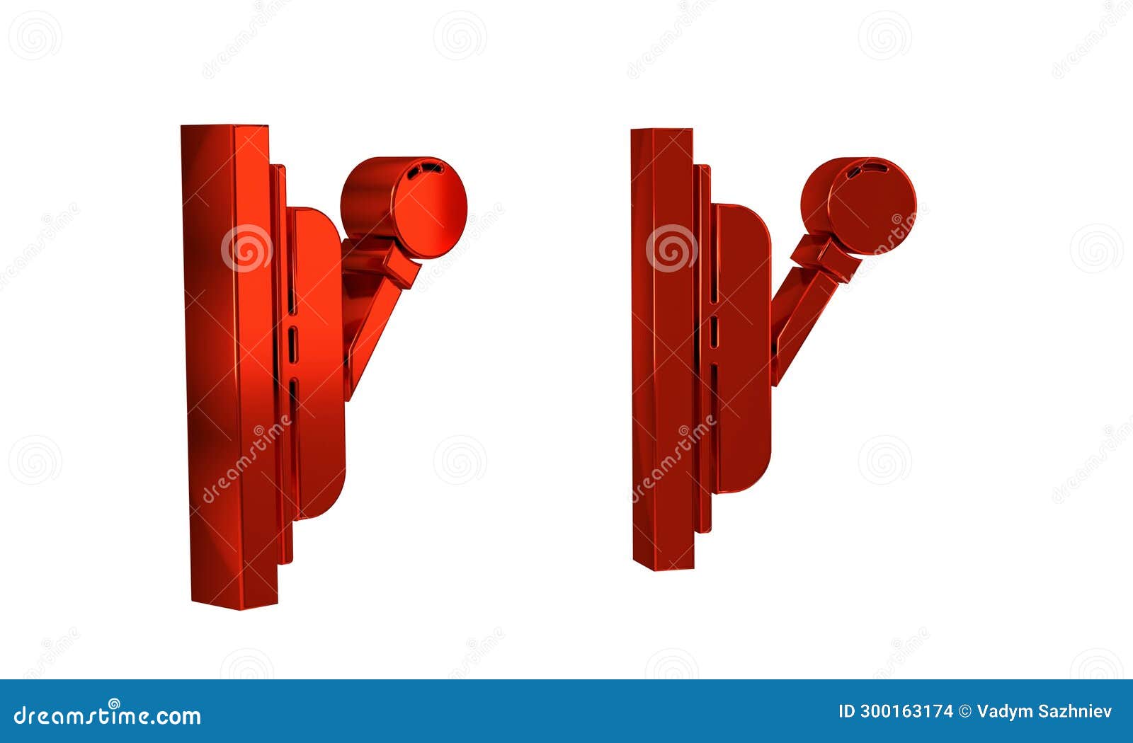 Red Electrical Panel Icon Isolated on Transparent Background. Switch ...