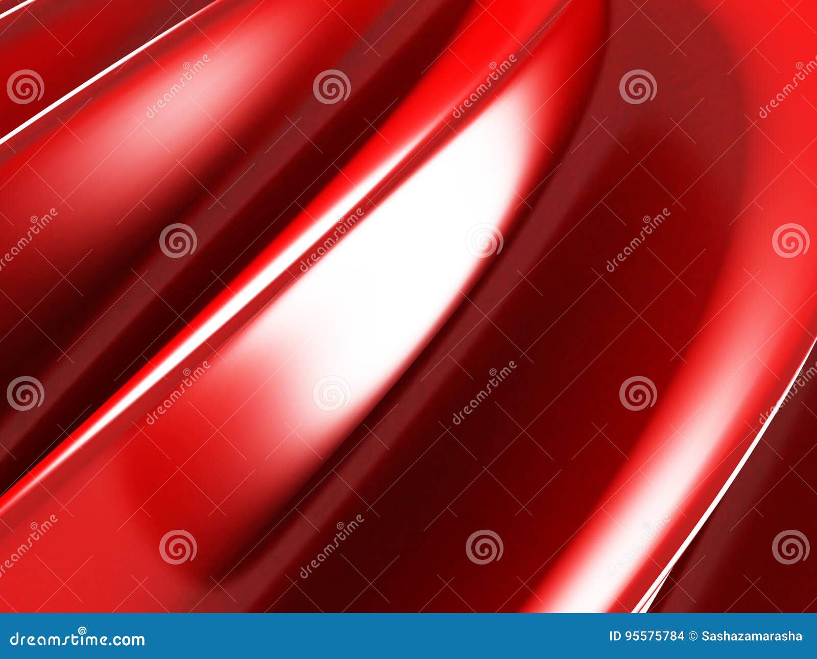 Red Elegant Background with Waves and Smooth Lines Stock Illustration ...
