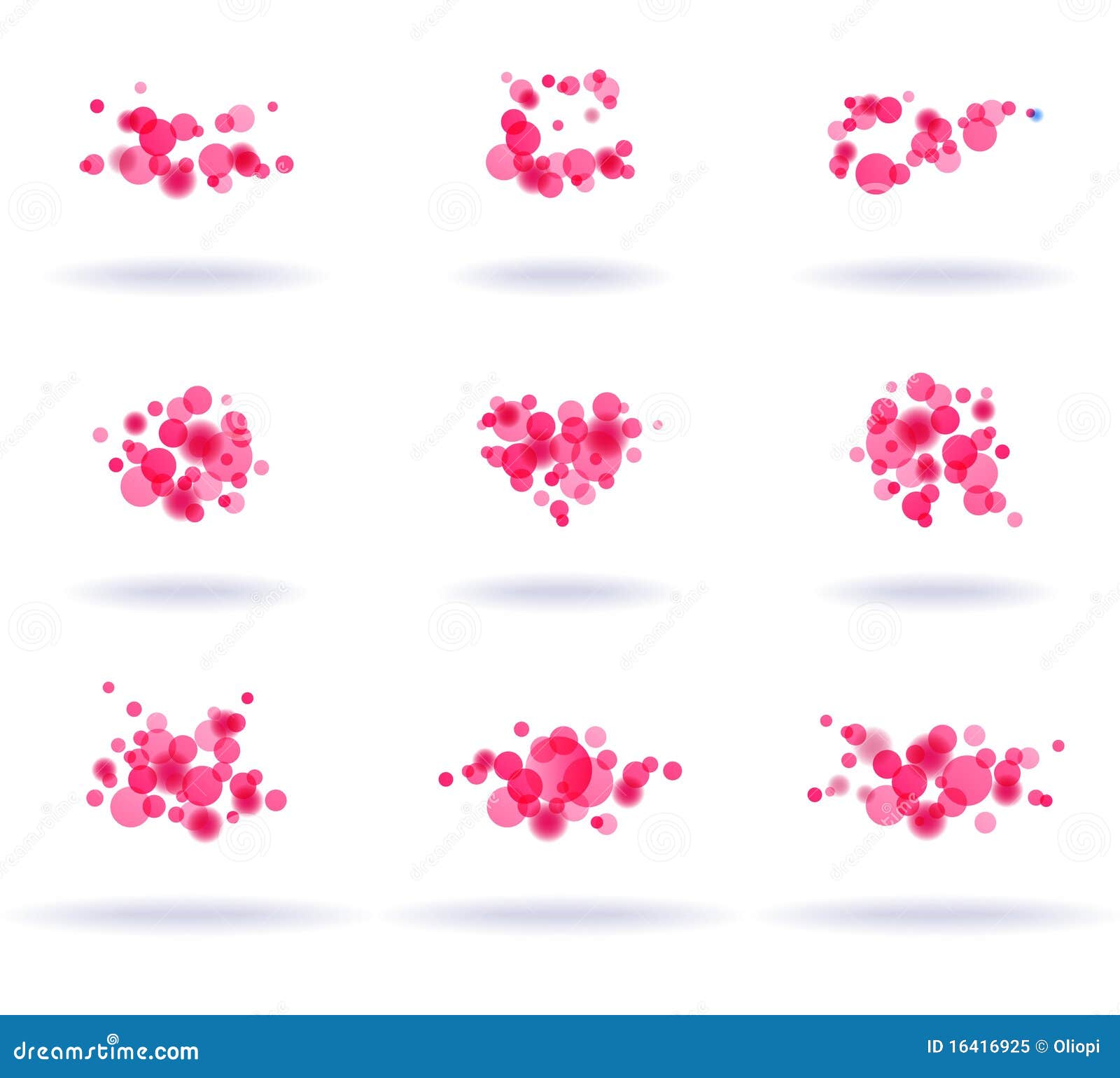 Red elements stock illustration. Illustration of graphic - 16416925