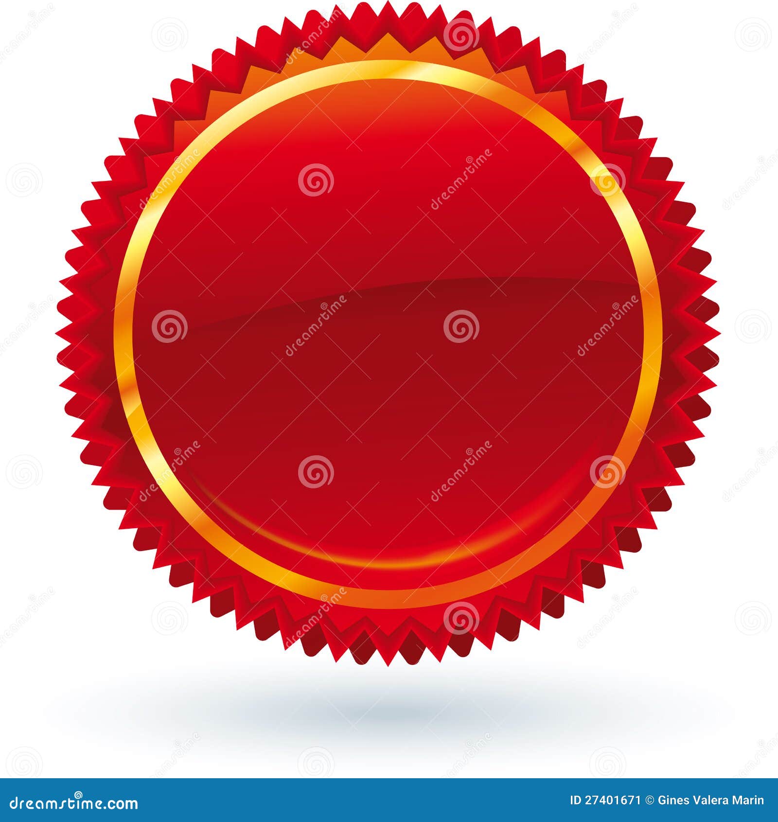 Red emblem stock vector. Illustration of badge, stamper - 27401671
