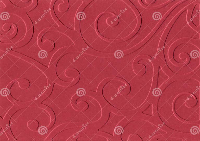 Red embossed paper stock photo. Image of ornamental, design - 28901862