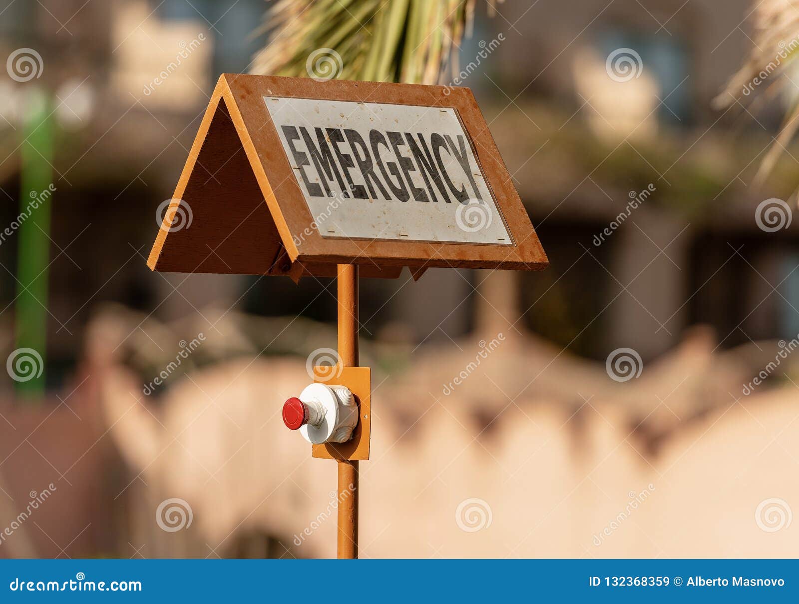 Emergency Red Button for an Alarm Stock Image - Image of assistance ...