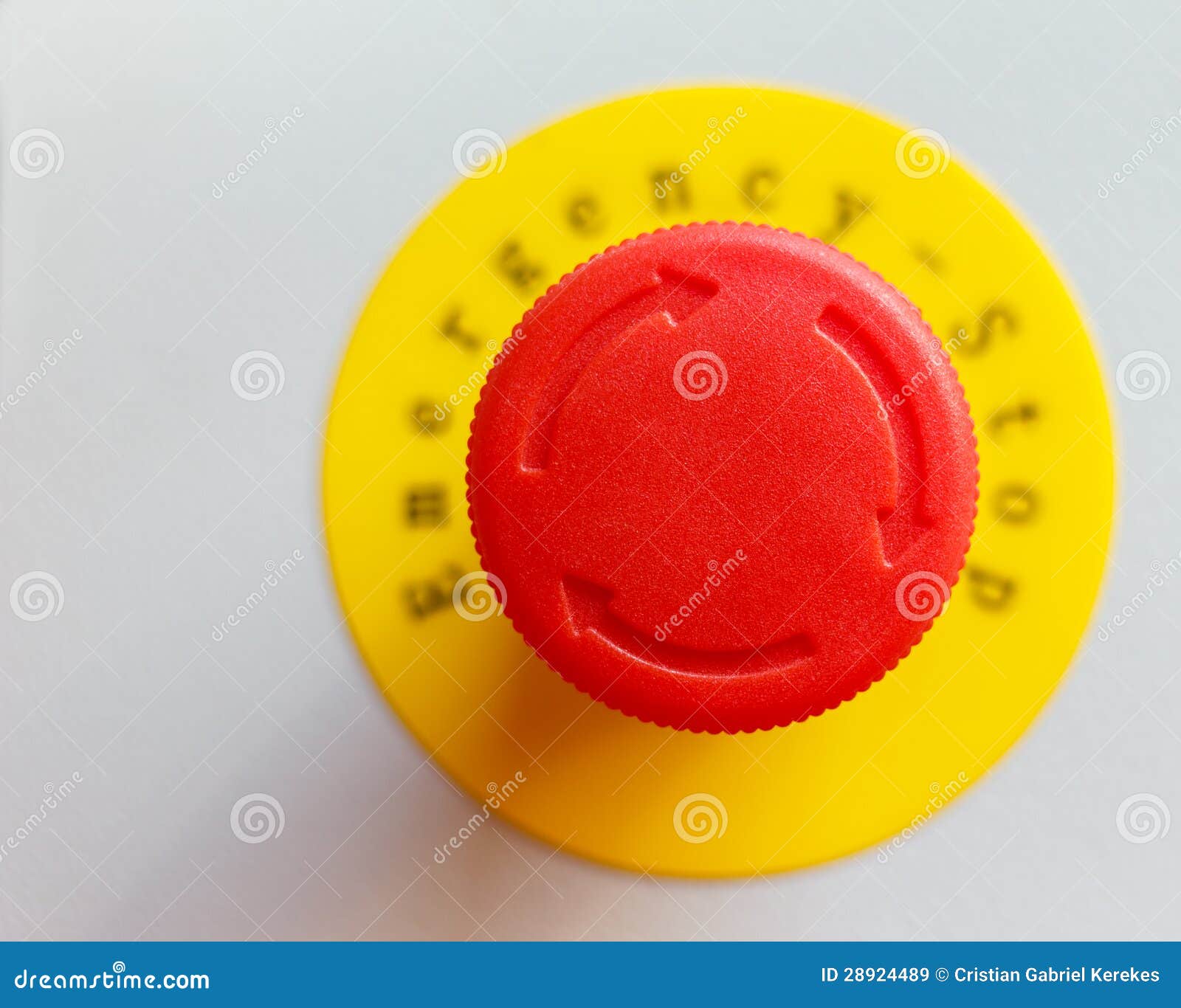 Red emergency stop button stock image. Image of control - 28924489