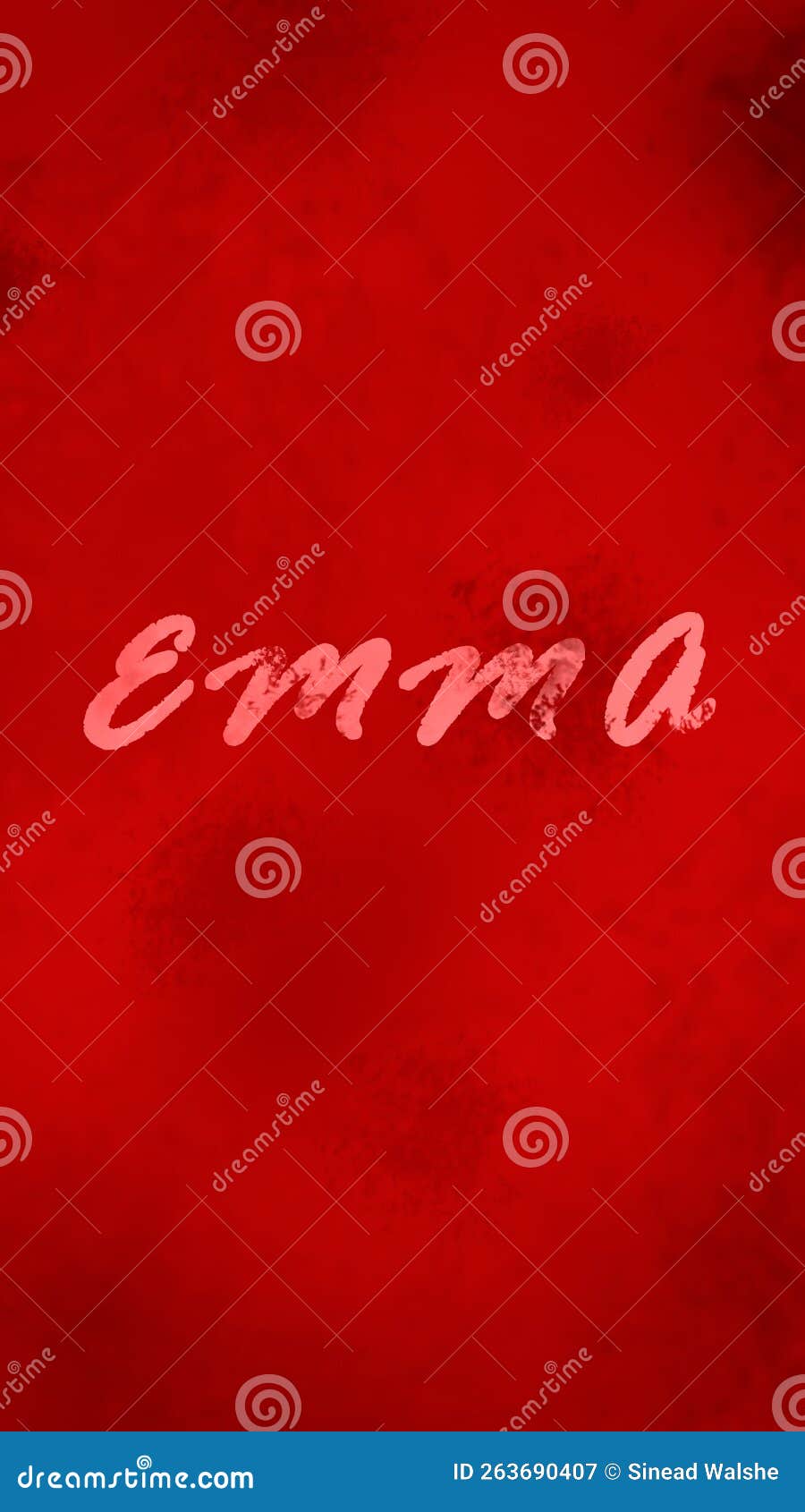 Red Emma Phone Wallpaper stock illustration. Illustration of evelyn - 263690407